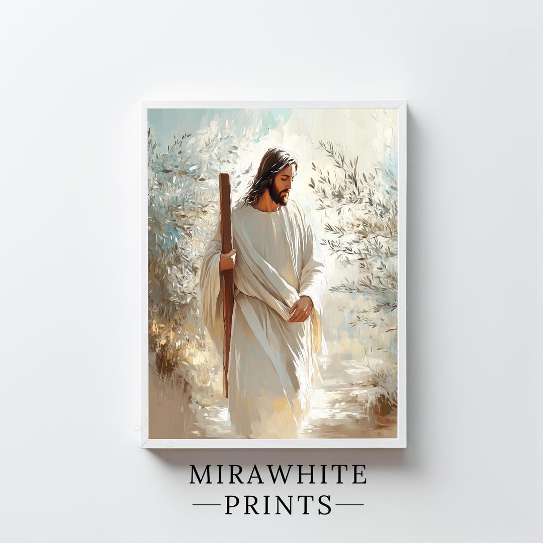 Jesus Christ Oil Painting – Spiritual Christian Art (digital Download ...