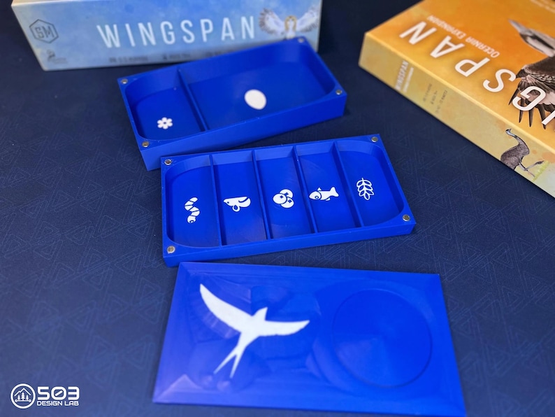 Wingspan Resource Tray Organizer and Storage Magnetic Interlocking - Etsy