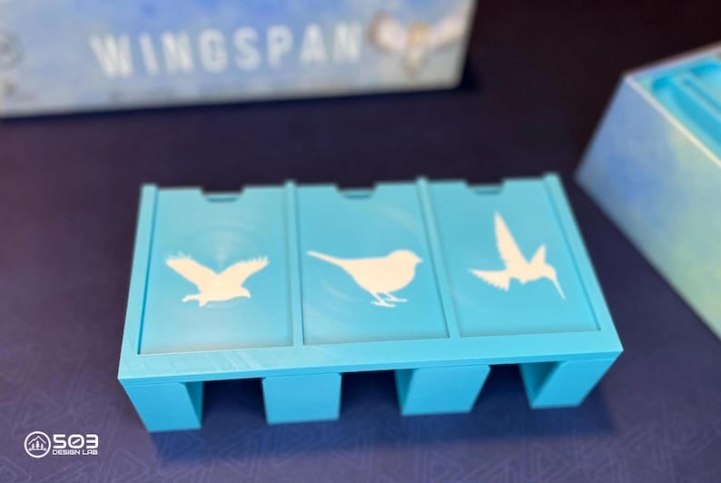 Wingspan Card Box With Magnetic Lid - Etsy
