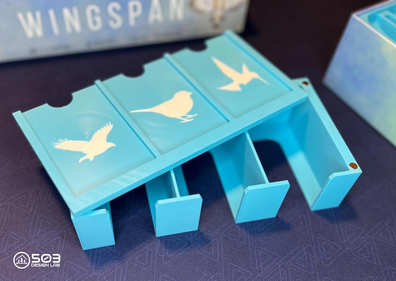 Wingspan Card Box With Magnetic Lid - Etsy