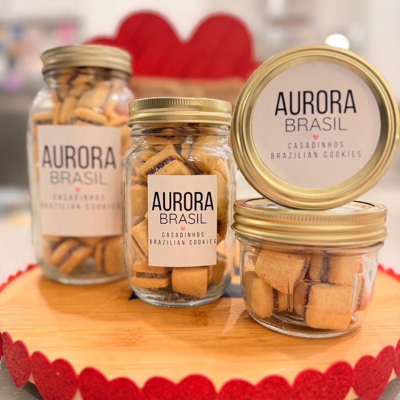 Valentine's Day Cookie | 60 Handmade Brazilian Casadinhos | Guava ...