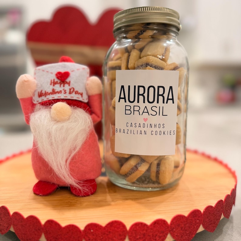 Valentine's Day Cookie | 60 Handmade Brazilian Casadinhos | Guava ...