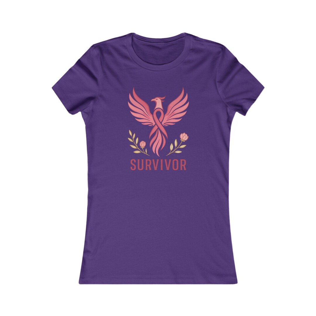 Empowering Survivor Tee: Phoenix Design, Inspirational Shirt for ...