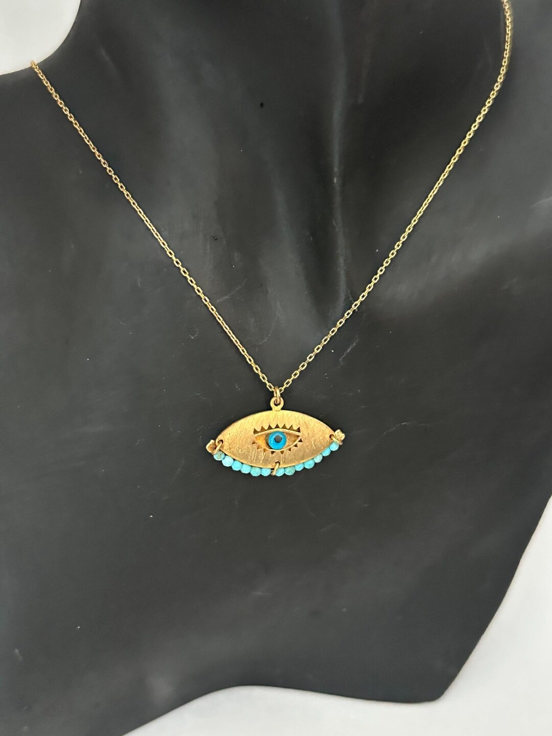 Evil Eye,clear Blue Evil Eye Necklace,turkish Evil Eye,gift for Her ...