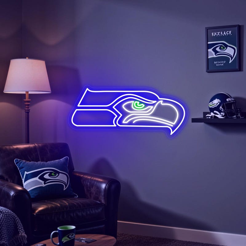 Seahawks Sign Decor - Etsy