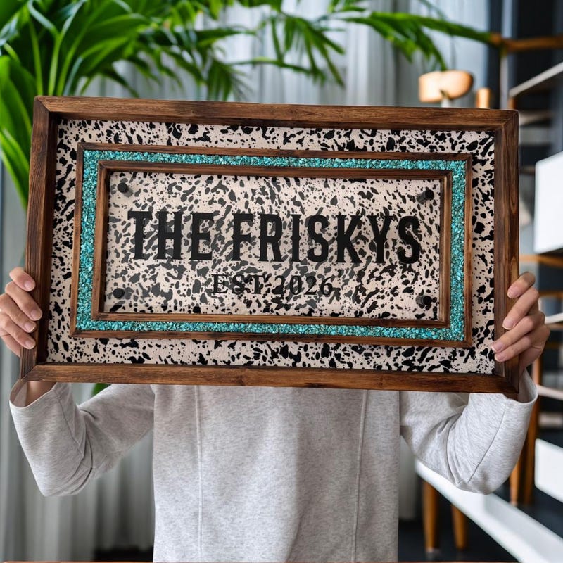 Turquoise Last Name - Etsy UK