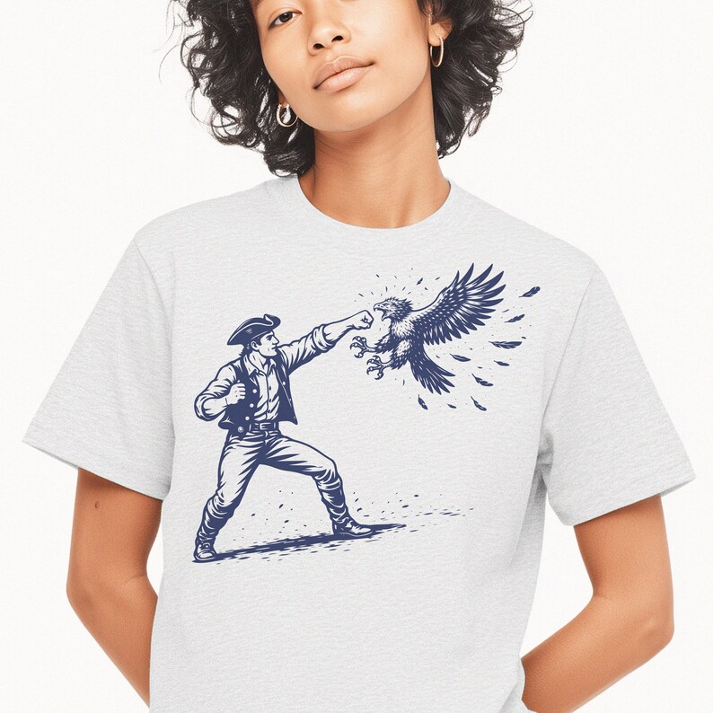 Patriot Hawk Rivalry SVG Football T-shirt Printable Vector Art - Etsy
