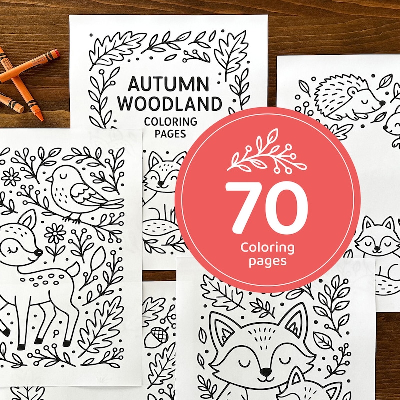Winter Fox Coloring Page - Etsy