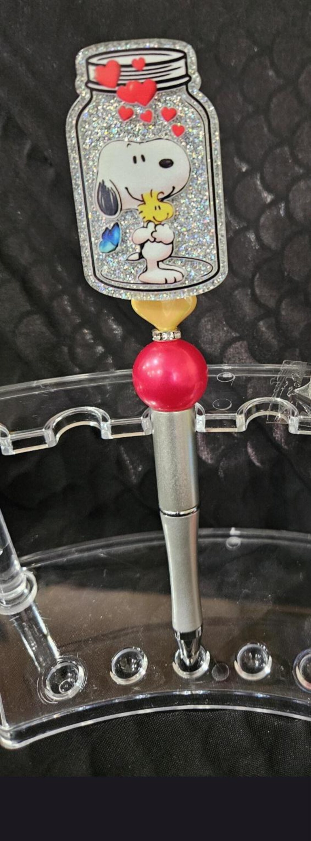Snoopy Acrylic Beaded Pen - Etsy