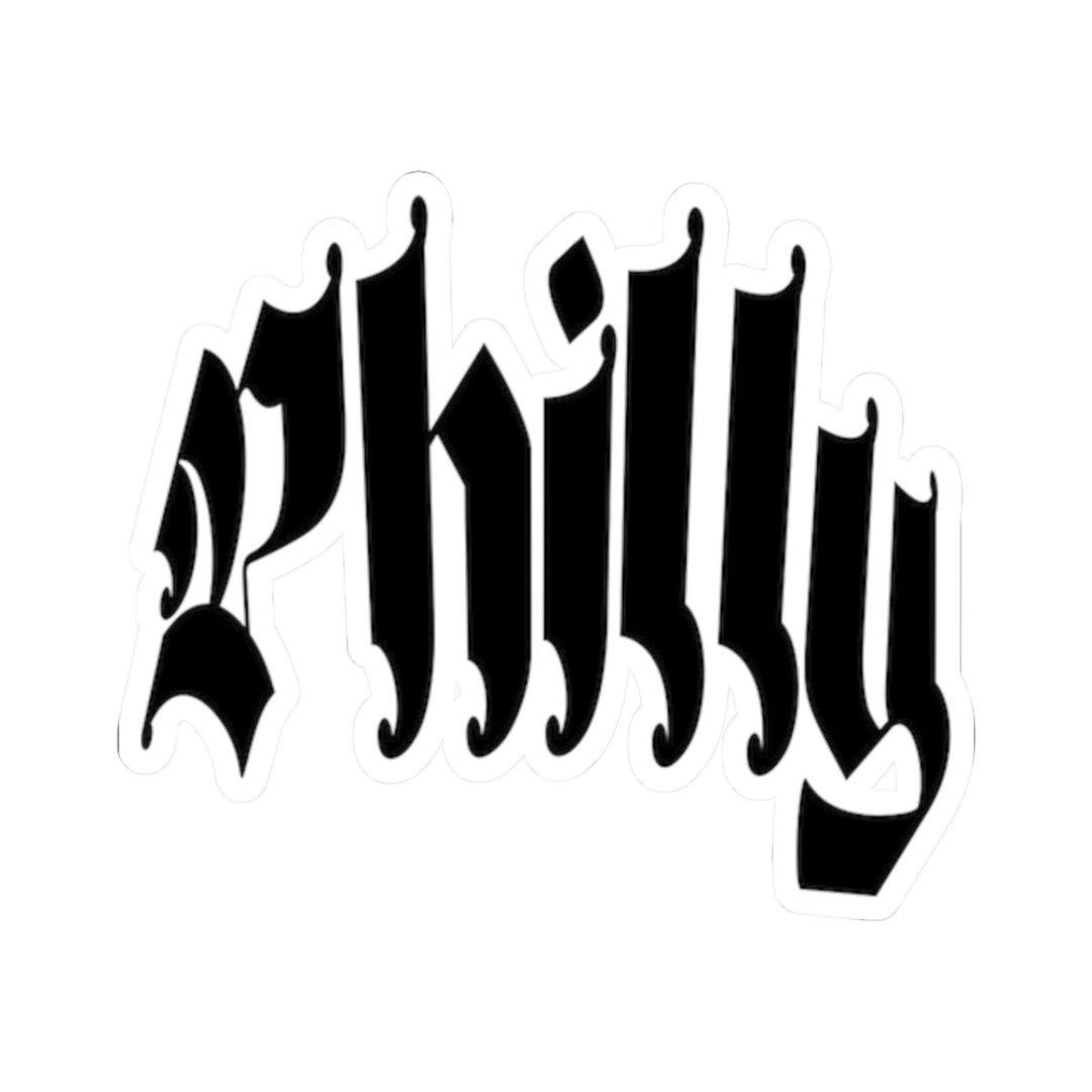 Stickers - 'philly' Stretched Medieval Font - Etsy Canada