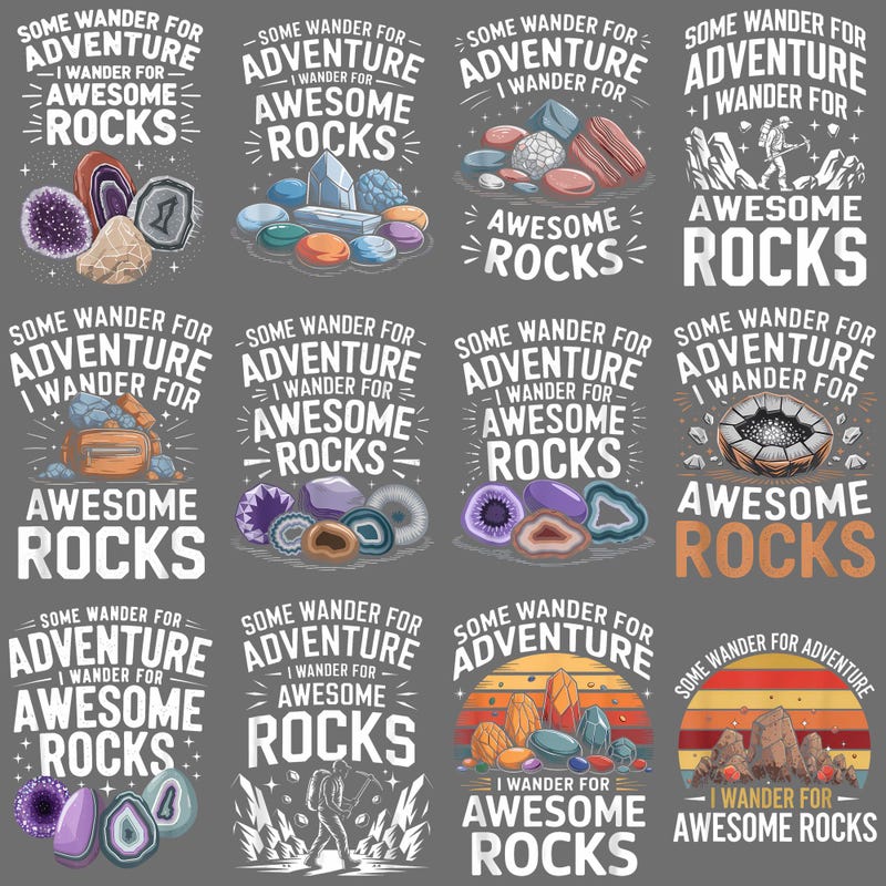 Rock Mineral Art Print - Etsy