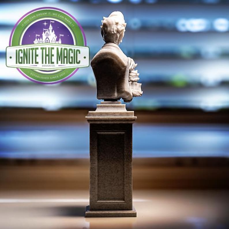 Haunted Mansion Queue Busts 3D Replica Dread Family - Etsy