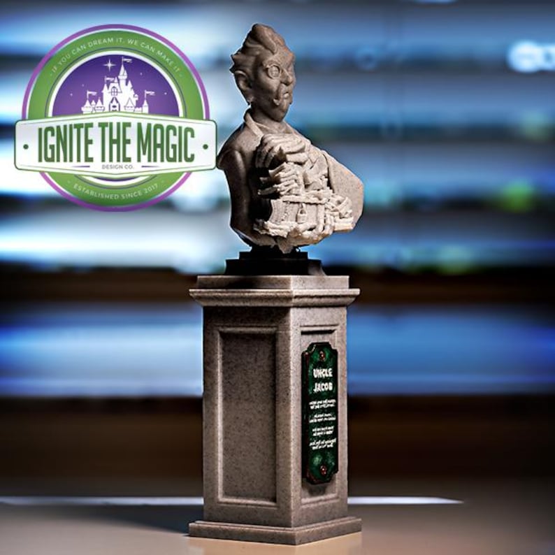 Haunted Mansion Queue Busts 3D Replica Dread Family - Etsy