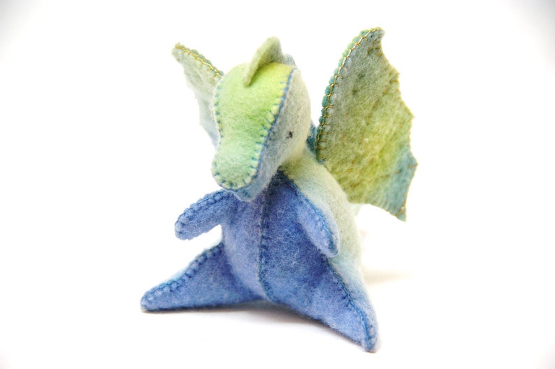 Felt Toy Sewing Pattern Baby Dragon Sew Your Own Felt | Etsy