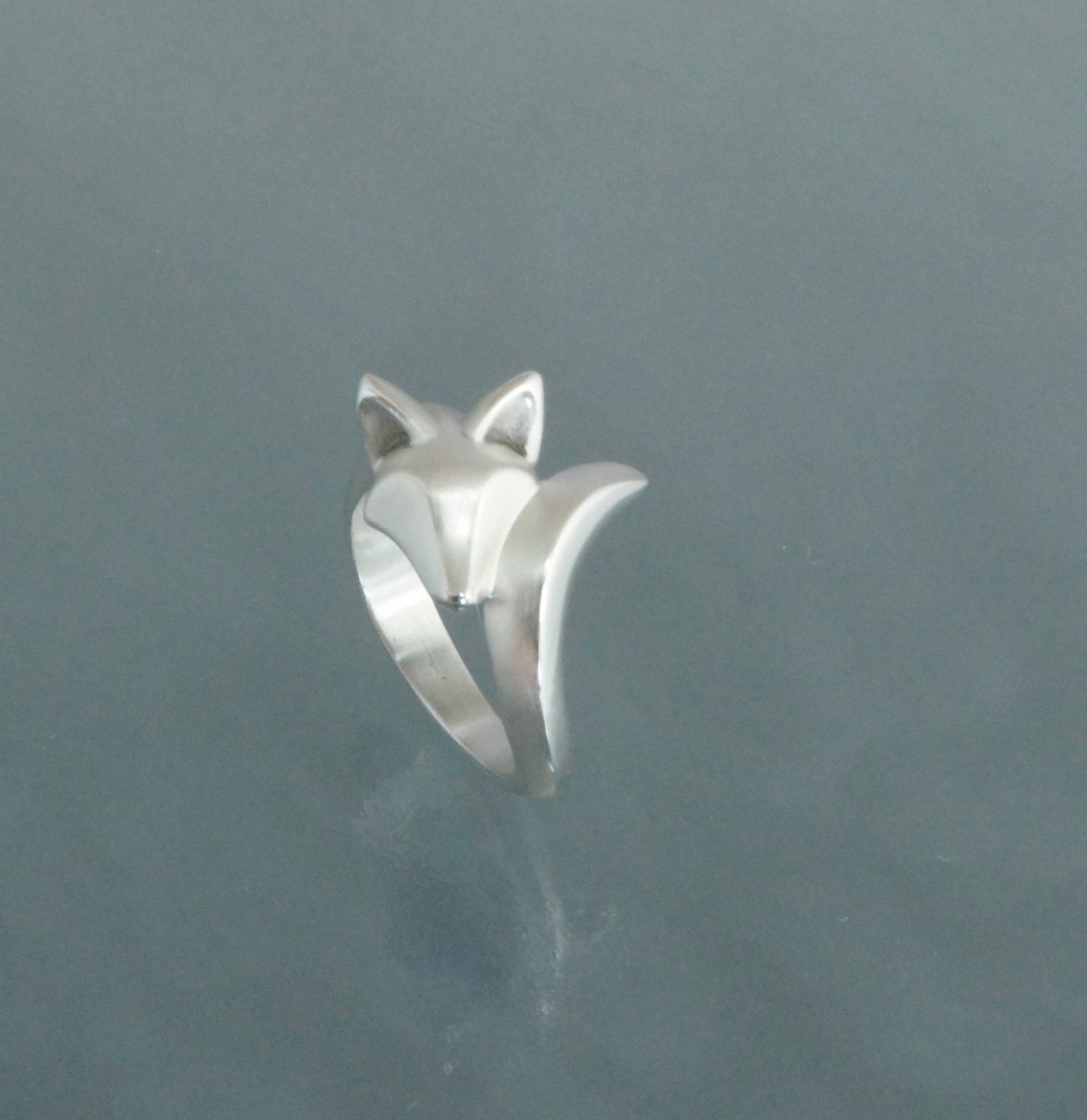 Baby Fox Ring in Sterling Silver - Etsy