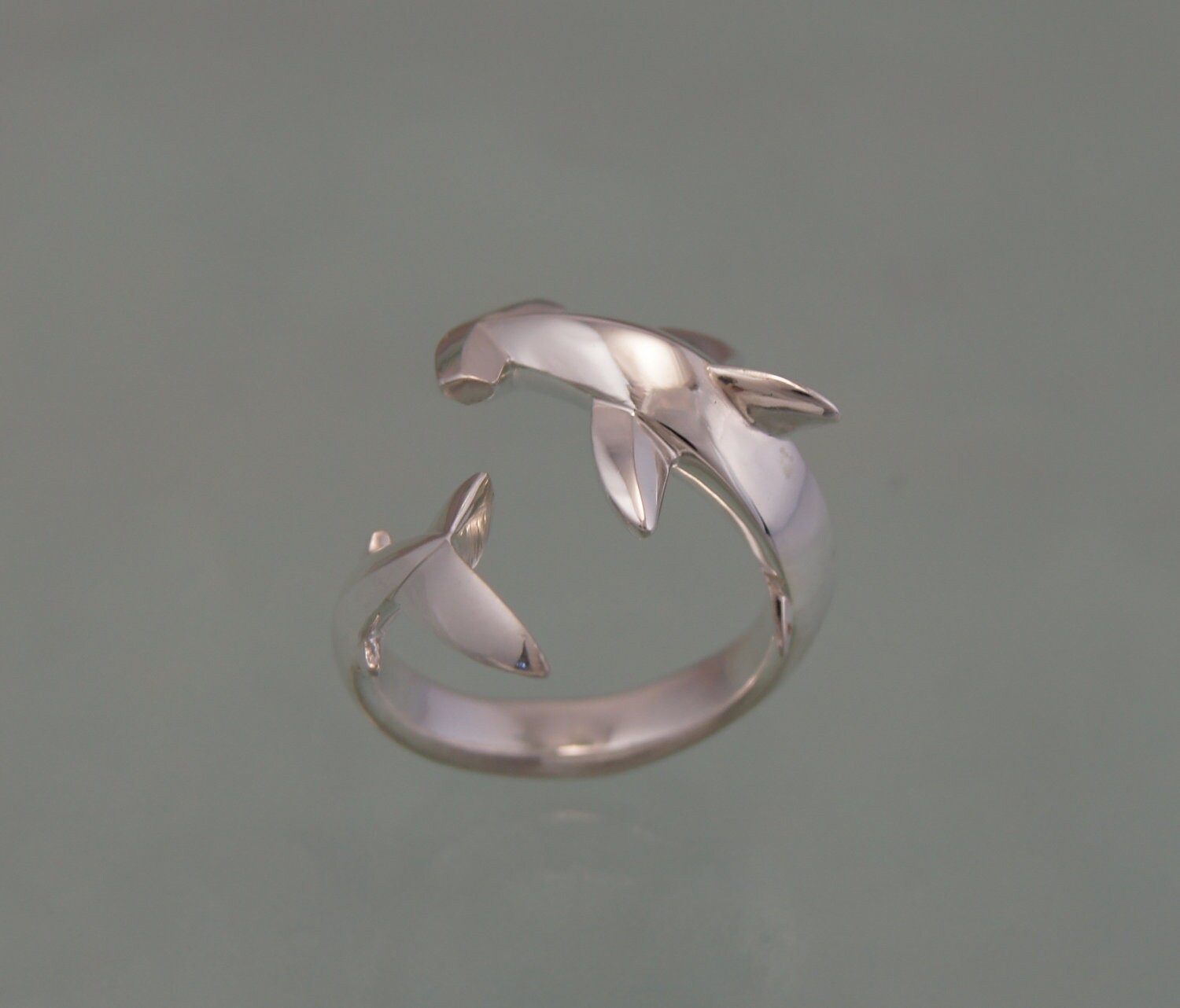 Hammerhead Shark Ring Silver HIGH POLISH or SATIN Finish - Etsy