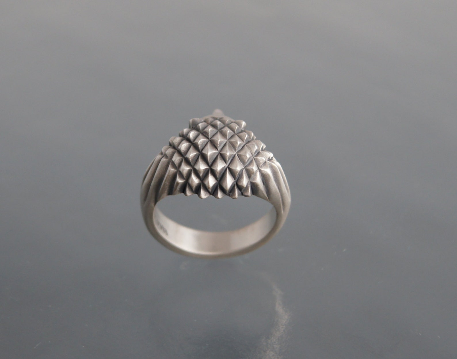 Hedgehog ring silver | Etsy