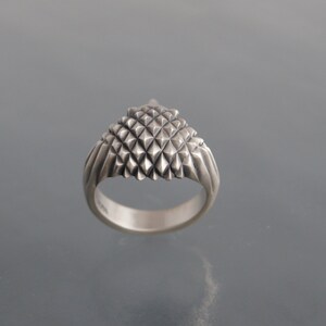 Hedgehog Ring Silver - Etsy Australia