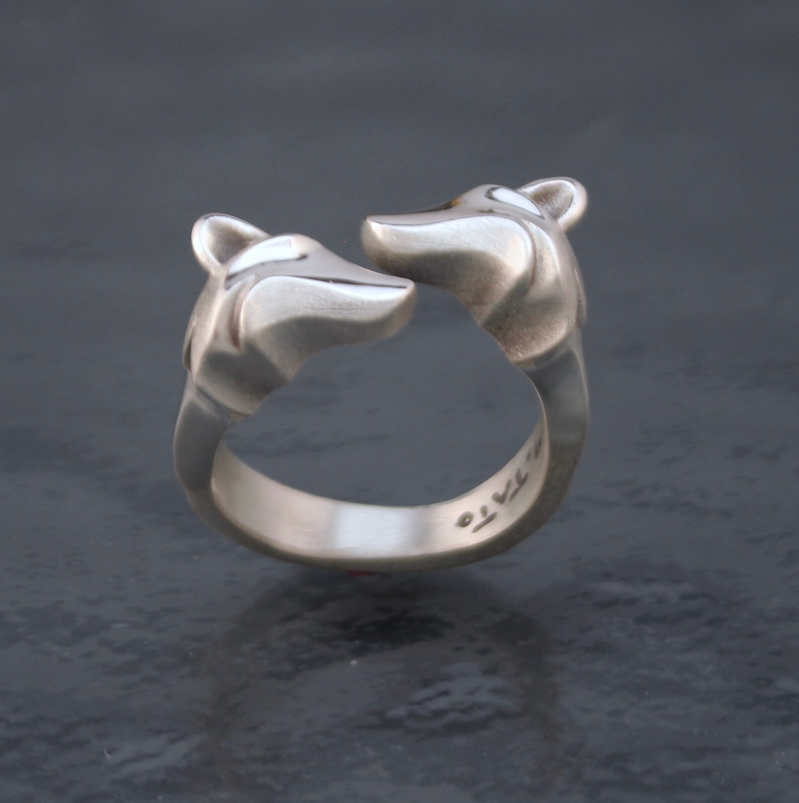 Double Fox Ring - Etsy
