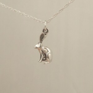 Jackrabbit Silver Pendant /charm - Etsy
