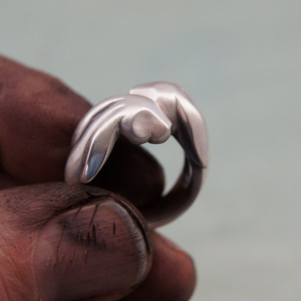 Bunny Ring - Etsy