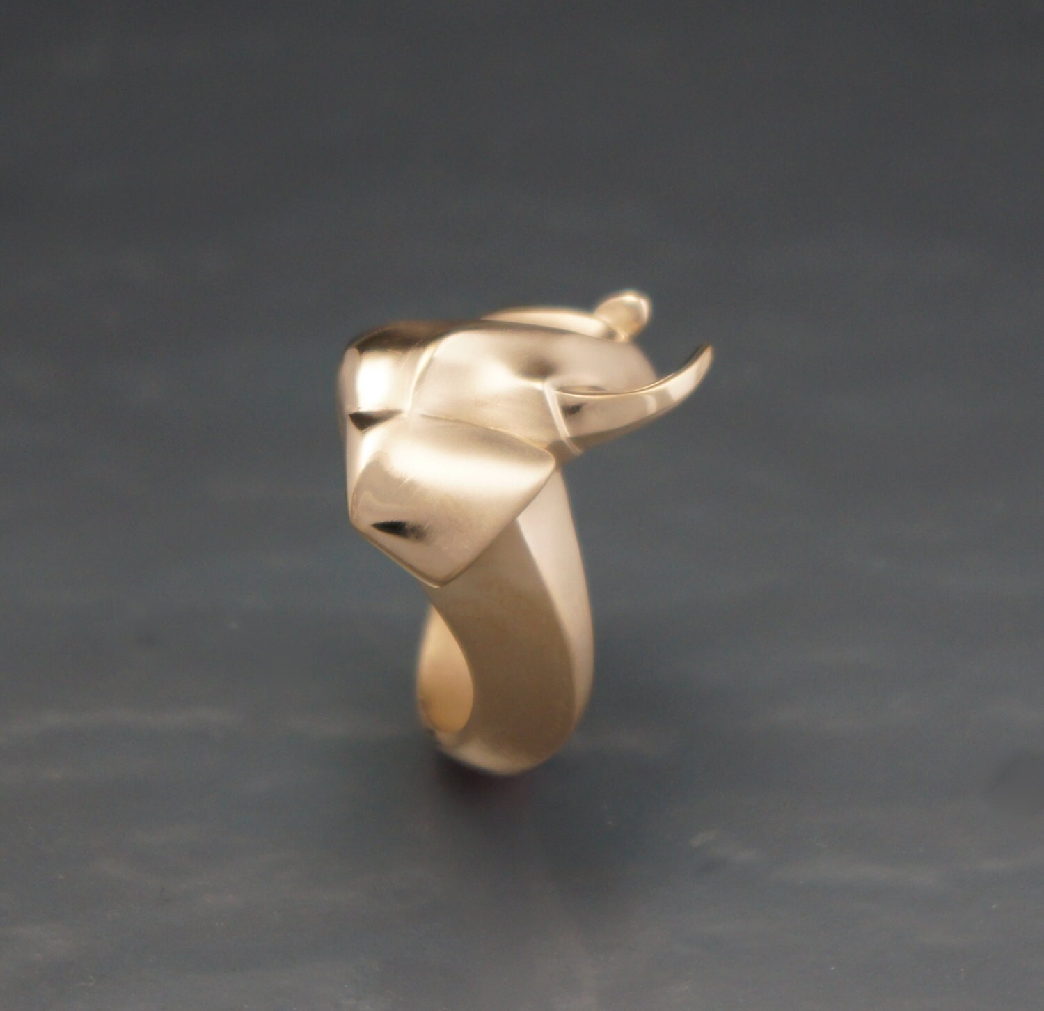 Elephant Ring Bronze - Etsy