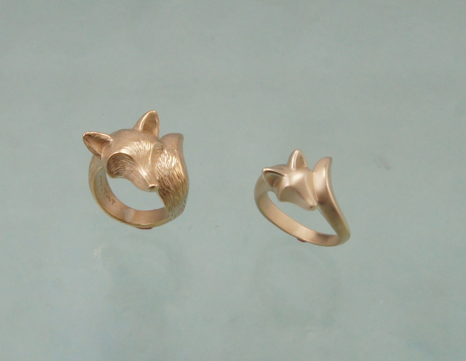 Fox Kit Ring bronze - Etsy