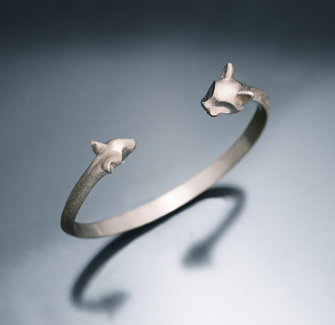 Cat and Mouse Bracelet Silver - Etsy