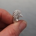 Hedgehog Ring Silver - Etsy