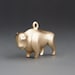 Bronze Buffalo Charm or Pendant - Etsy