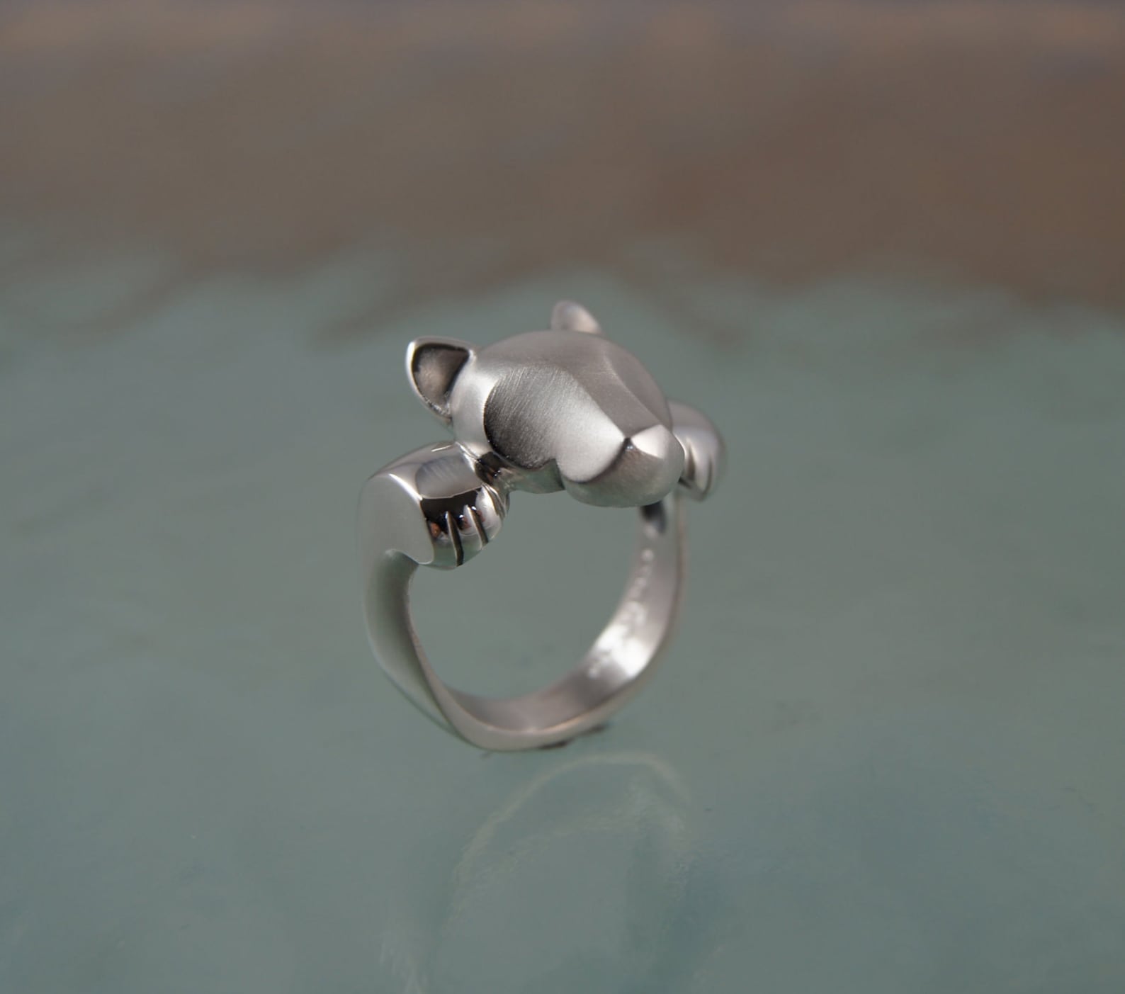 Sterling Leaping Puma Ring - Etsy