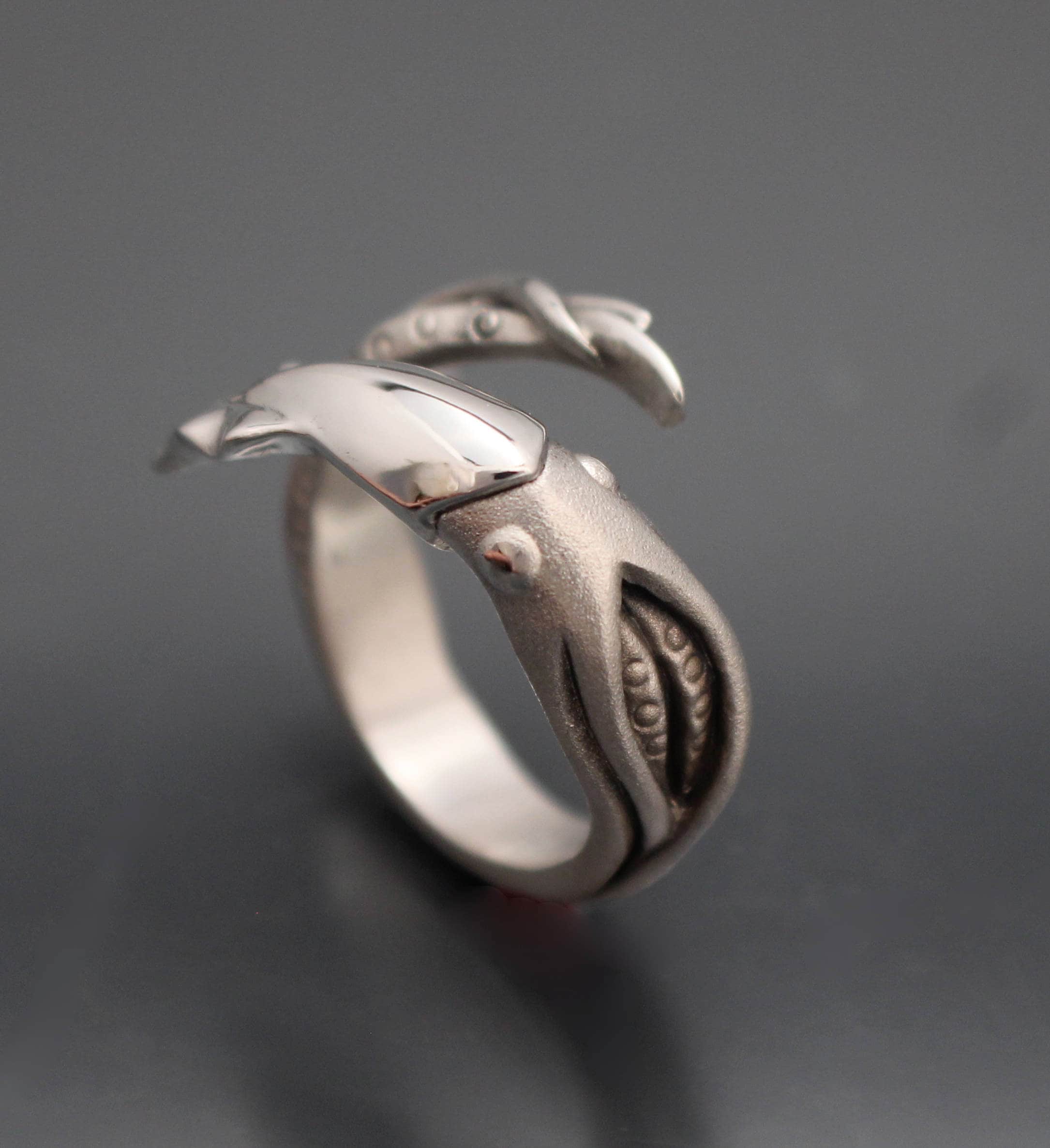 Squid Ring Silver - Etsy