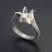 Baby Fox Ring With Diamond Tail - Etsy