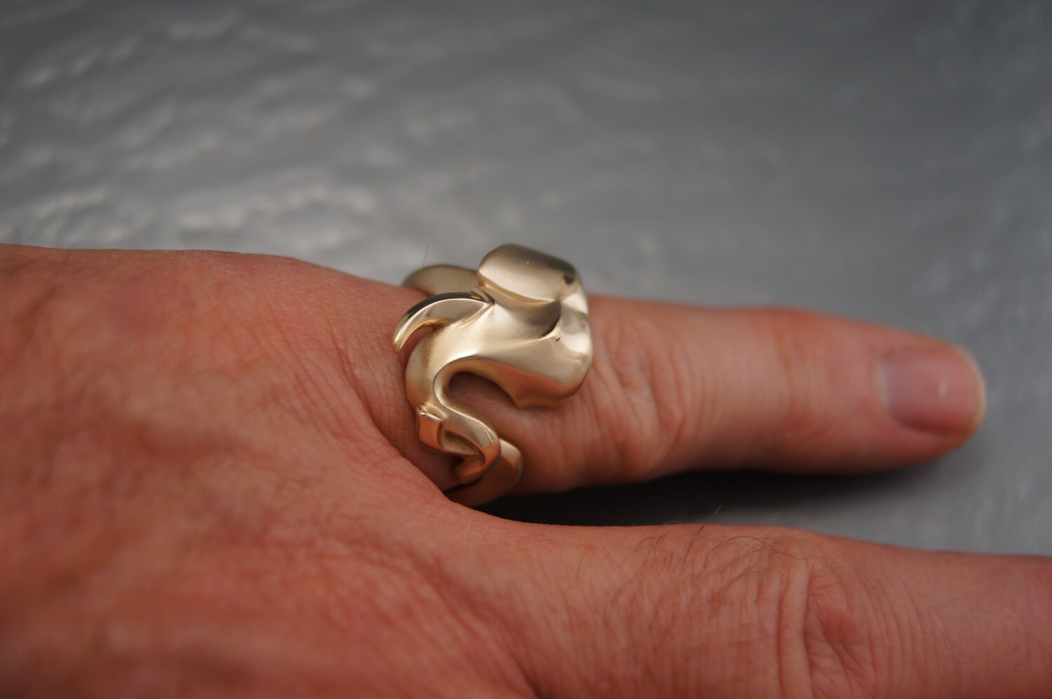 Elephant Ring Bronze - Etsy