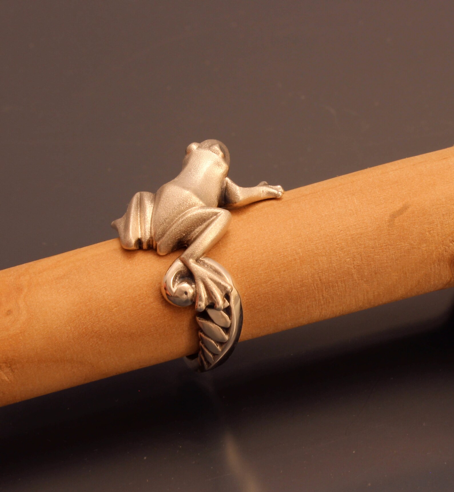 Frog Ring Silver - Etsy