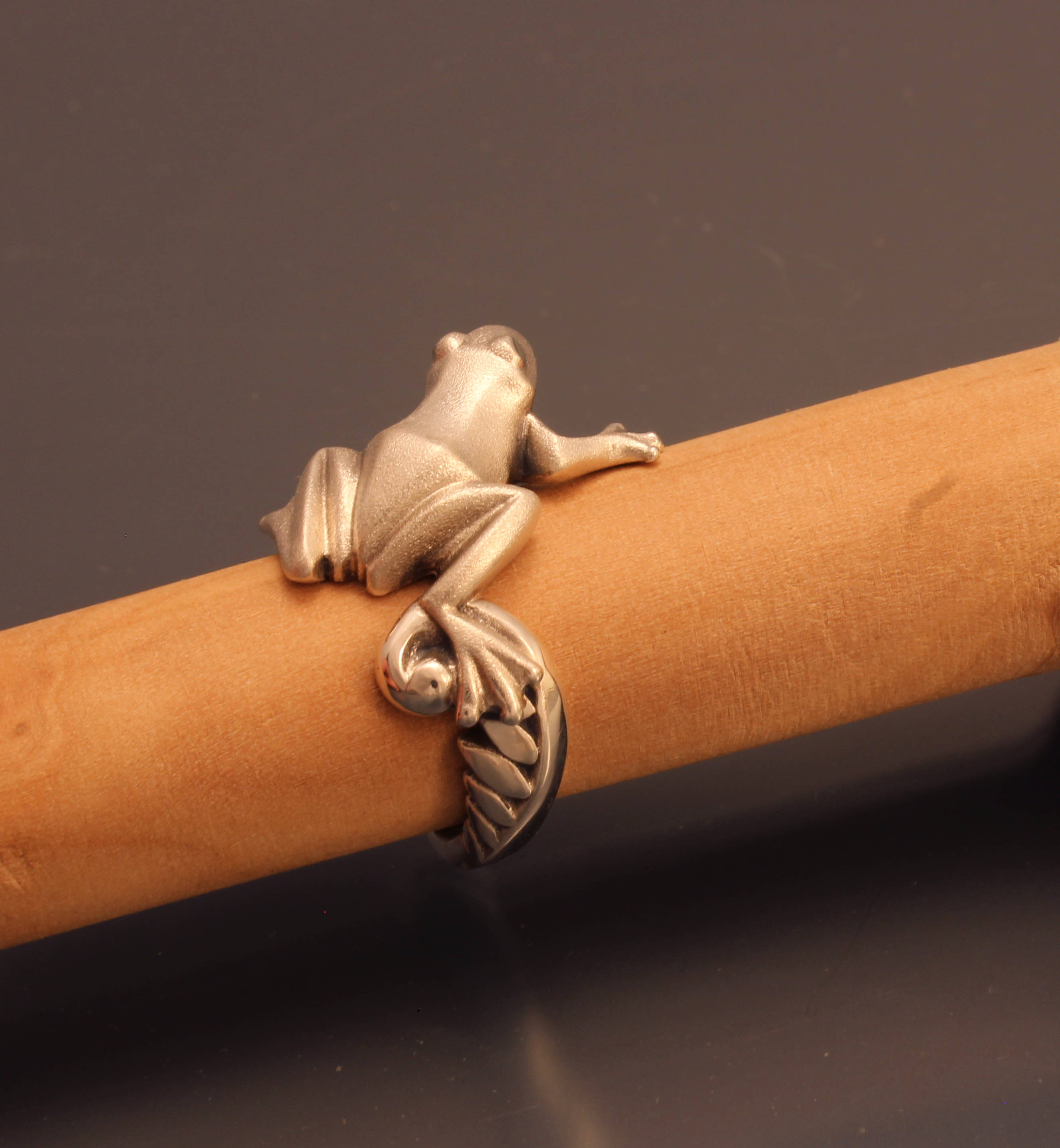 Frog Ring Silver - Etsy