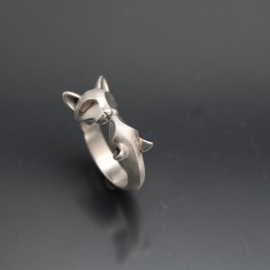 Cat and Mouse Ring , Silver - Etsy