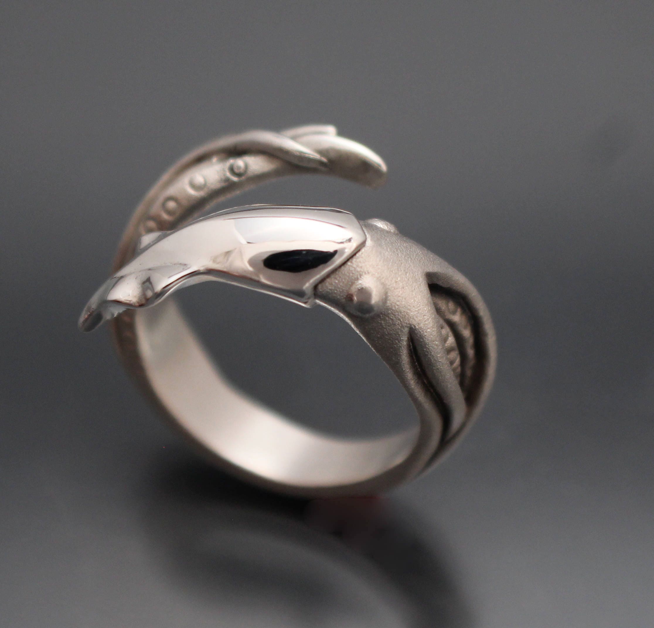 Squid Ring Silver - Etsy