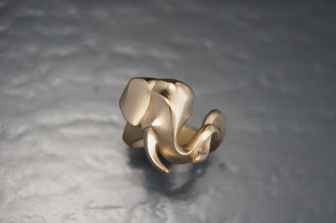 Elephant Ring Bronze - Etsy