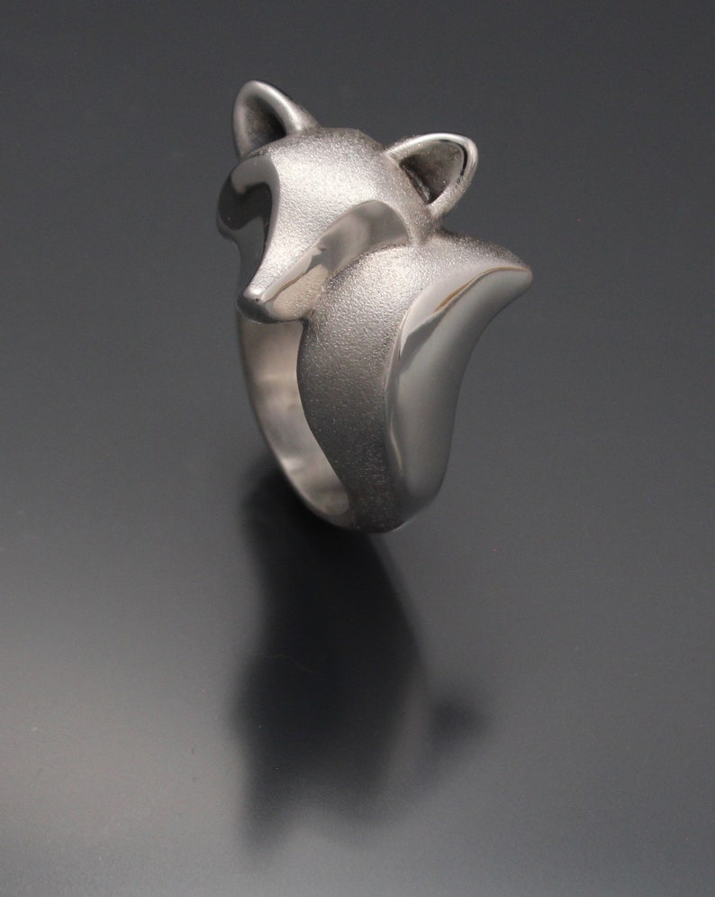 Fox Ring. Sterling Silver | Etsy
