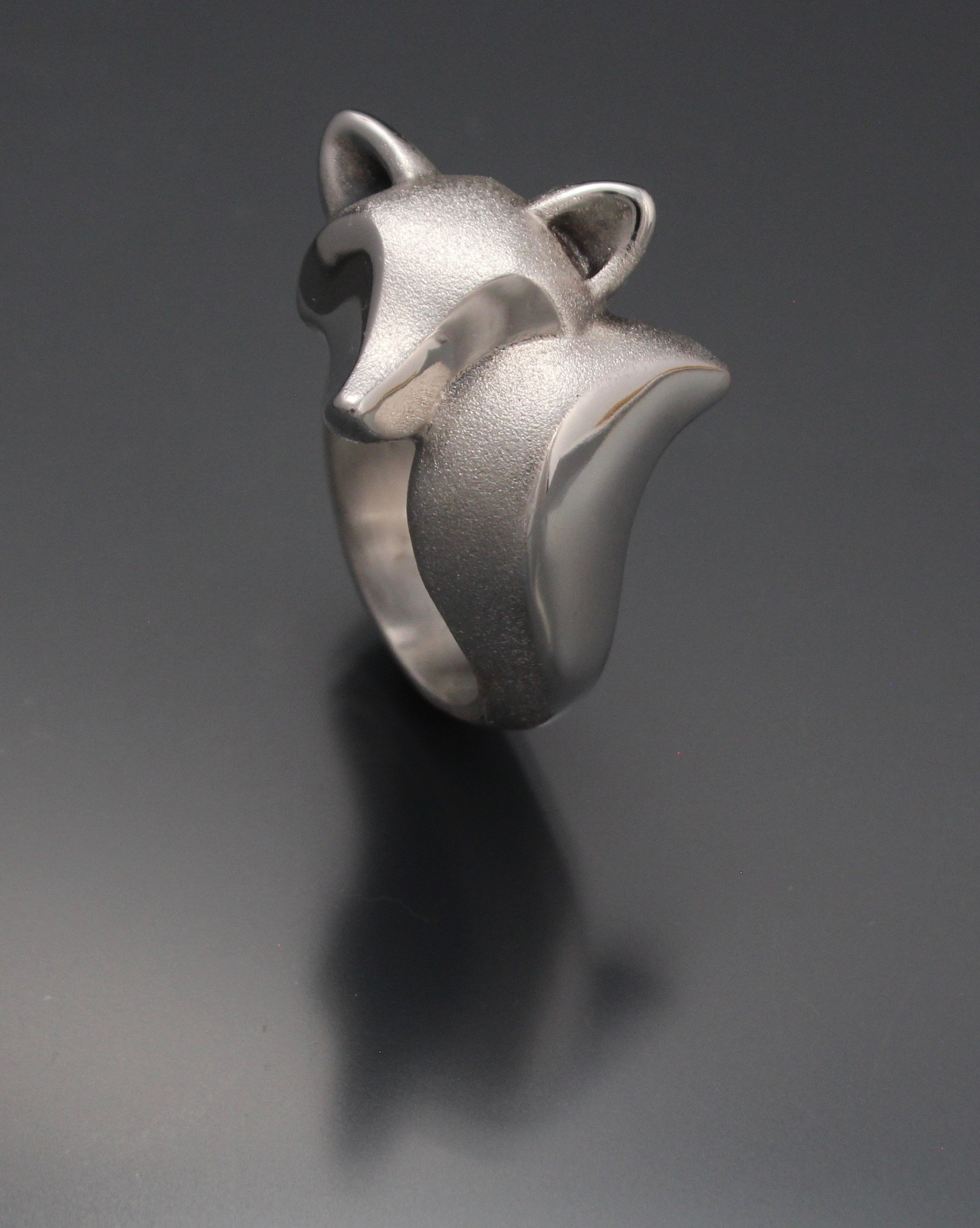 Fox Ring. Sterling Silver - Etsy UK