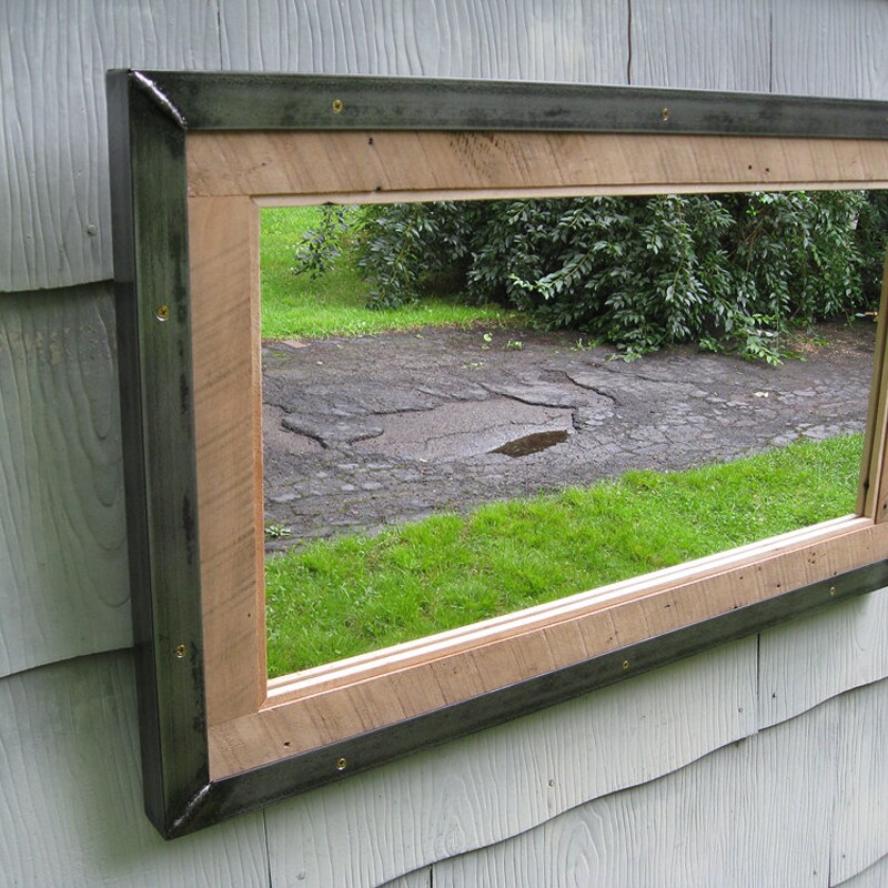 Large Industrial Mirror - Etsy