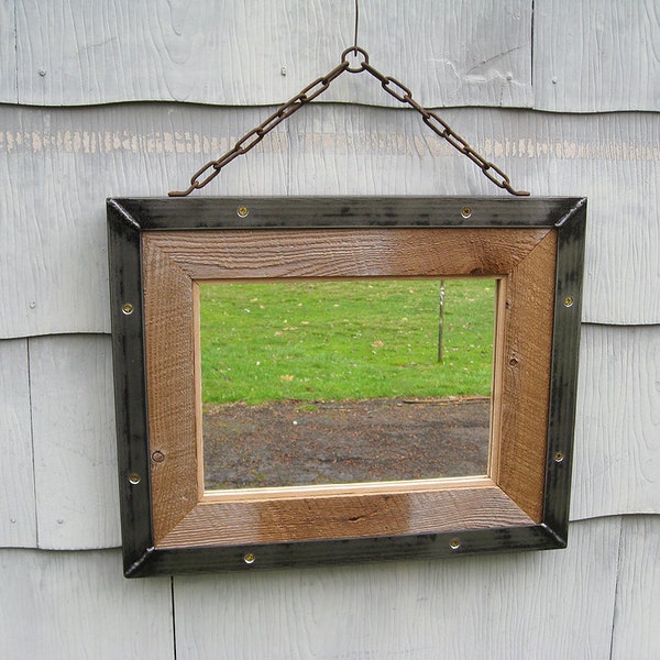 Rustic Mirror - Etsy