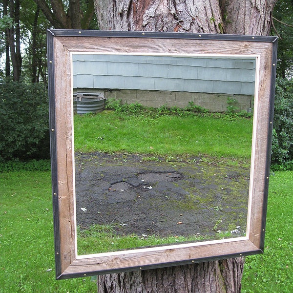Large Industrial Mirror - Etsy