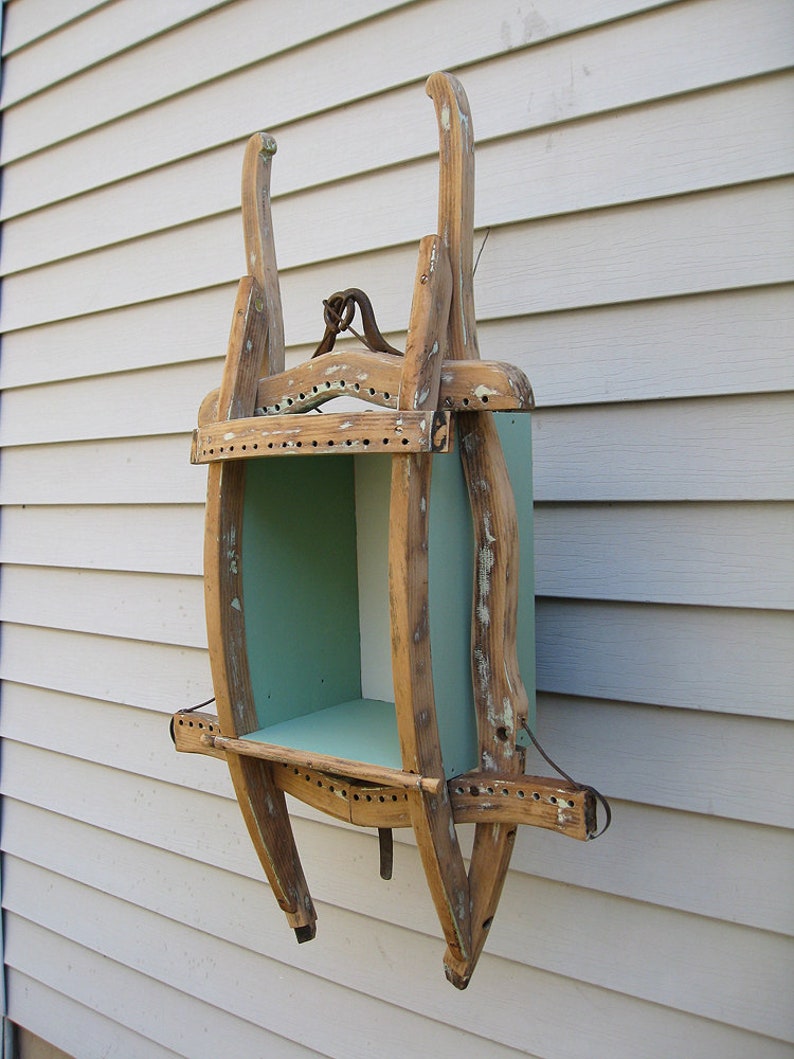 Rustic Primitive Green Rocker Chair Shelf/ Wall Sculpture - Etsy