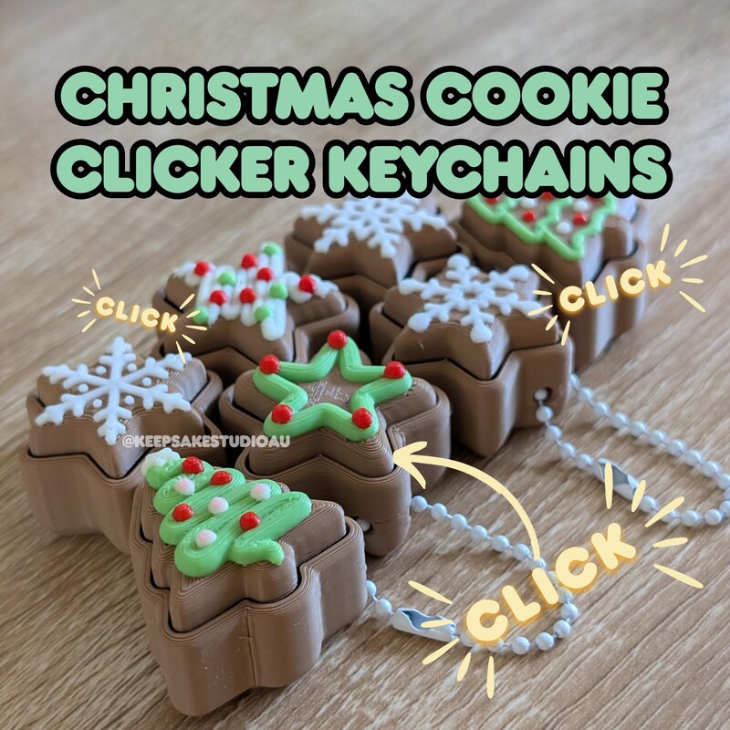 Clicker Fidget Christmas - Etsy Australia