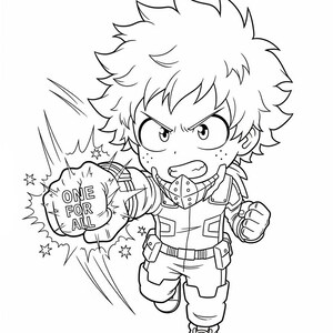 Best Selling 50+ Cute Anime Coloring Pages | Adult and Kid Coloring ...