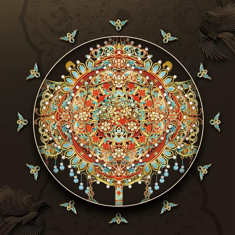 Diamond-shaped Mirror | Assembly Model Handicraft 3D Holistic Puzzle ...