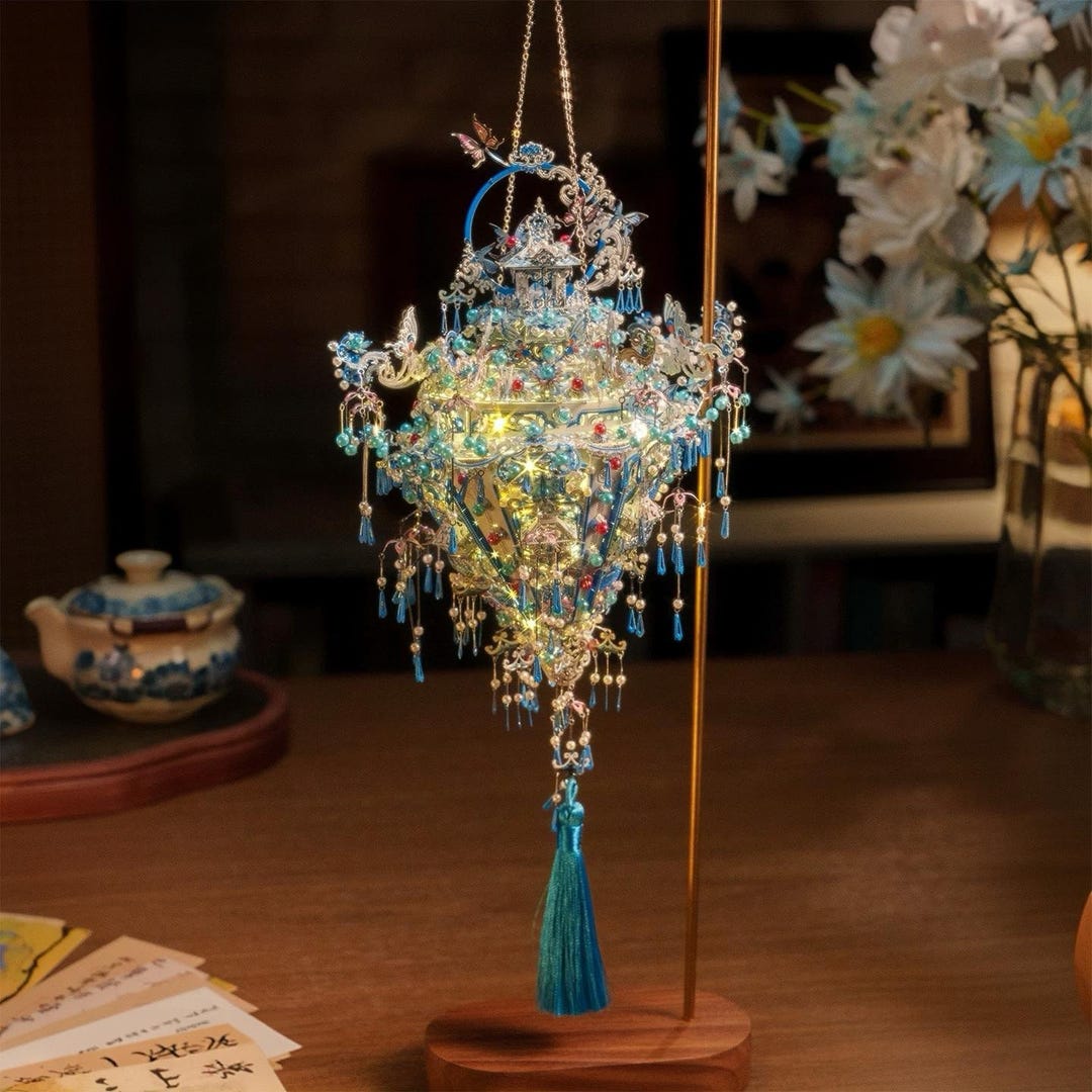 Filament Lamp | Assembly Model Handicraft 3D Holistic Puzzle Ornament ...
