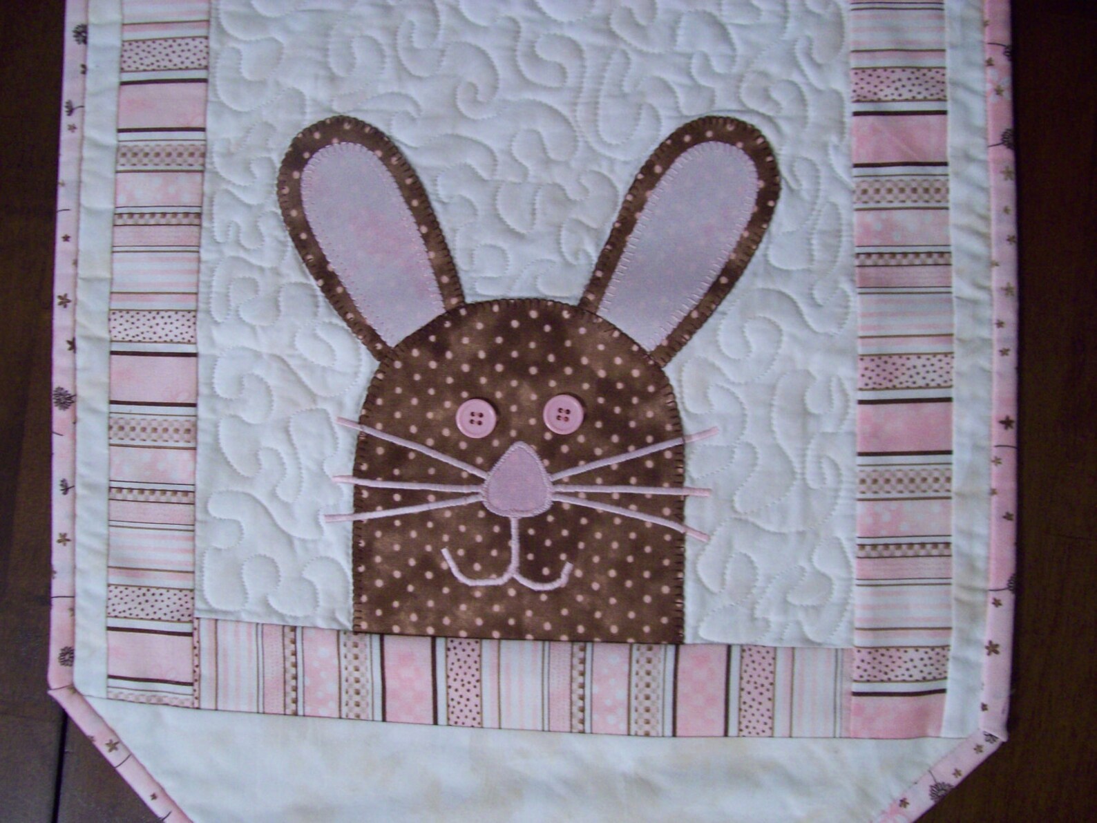 Chocolate Bunny Easter Table Runner 14x46 PATTERN ONLY - Etsy